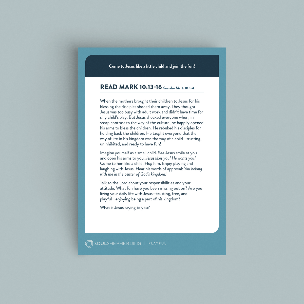 Playful: Visual Devotion Cards Set – Soul Shepherding